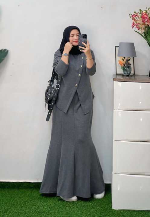 Setelan Rok Zeliyah yang modis model kekinian | Lazada Indonesia