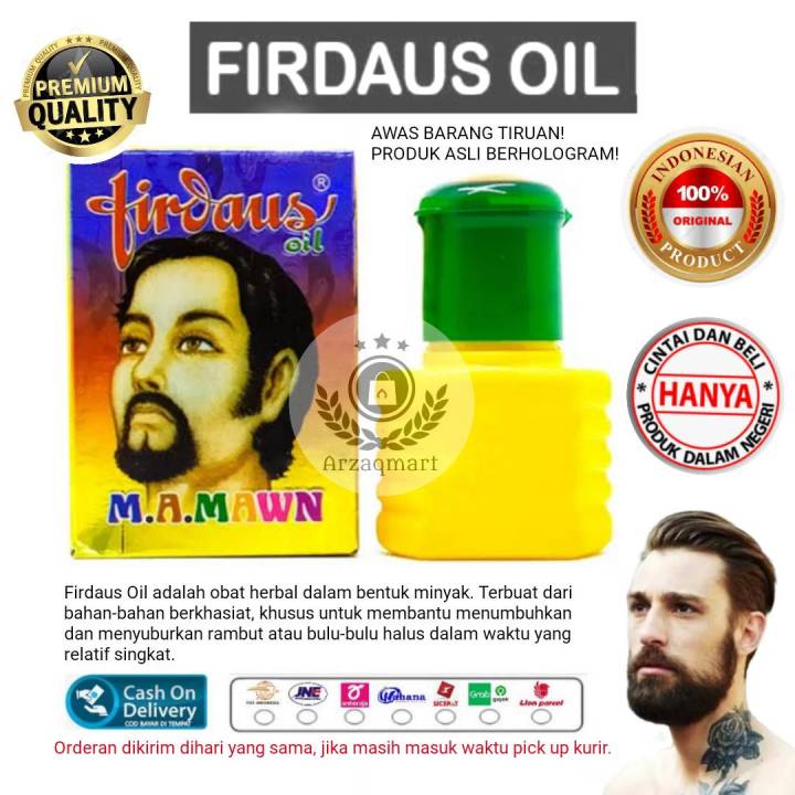FIRDAUS OIL PENUMBUH BULU ORIGINAL | Lazada Indonesia