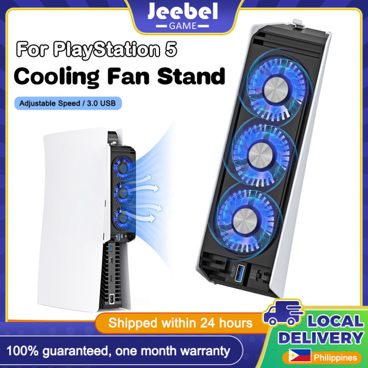 PS5 Cooling Fan For Playstation 5 Vertical Stand Rear Cooler Fan with ...