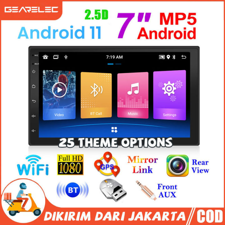 [Stok Lokal] 9210S-J Android 11 Stereo Mobil 7 Inch 2.5D Layar IPS Quad ...