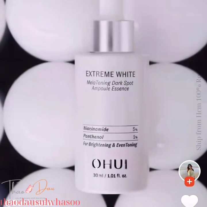 NEW 10 or 20 Gói 1ml Tinh chất dưỡng trắng da Ohui Extreme White ...