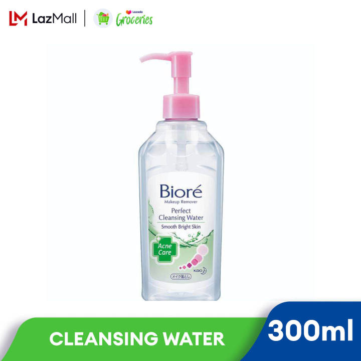 Biore Perfect Cleansing Water - Acne Clear (300ml) | Lazada