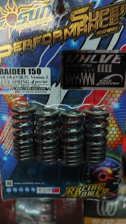 SUN RACING VALVE SPRING V2 FOR RAIDER 150 CARB | Lazada PH