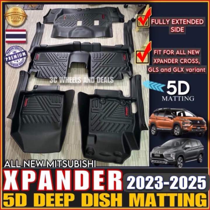 MITSUBISHI XPANDER/XPANDER CROSS 2018-2025 5D DEEP DISH MATTING (FULLY ...