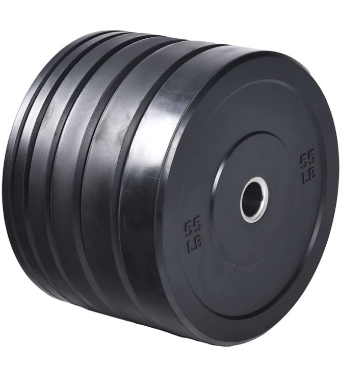 Pro Bumper Plates 2-Inch Olympic Weight Plate for Strength Training ...