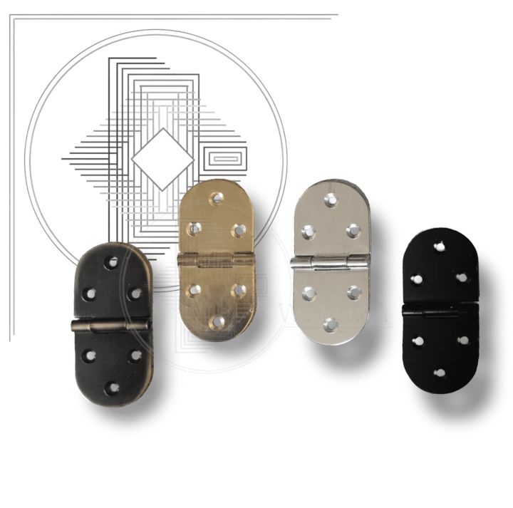 Engsel Oval Tebal 1.5 mm Tahan Karat model Oval Meja Kursi Lipat Engsel ...