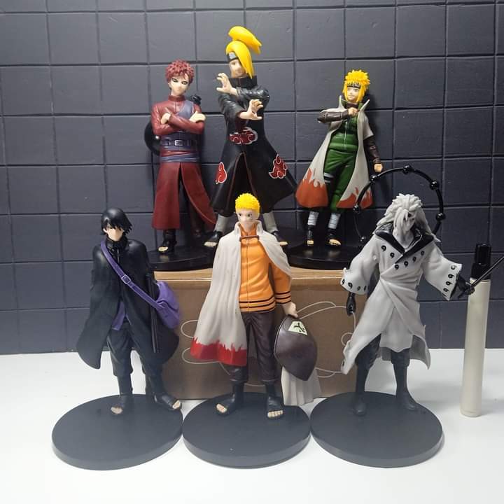 Mainan static figure Naruto gaara minato sasuke madara Bahan pvc Tinggi ...
