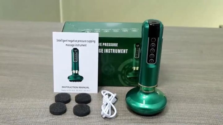 Portable Electric Cupping Massager Dredge Meridians Gua Sha Scraping ...