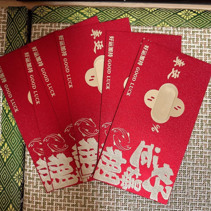 【Hibeautylife】6Pcs Creative Lucky Money Envelopes with Visual Window ...