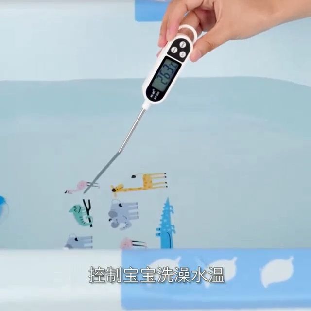 TP300 Food Liquid Digital Thermometer Meat Cooking BBQ Milk Probe For ...