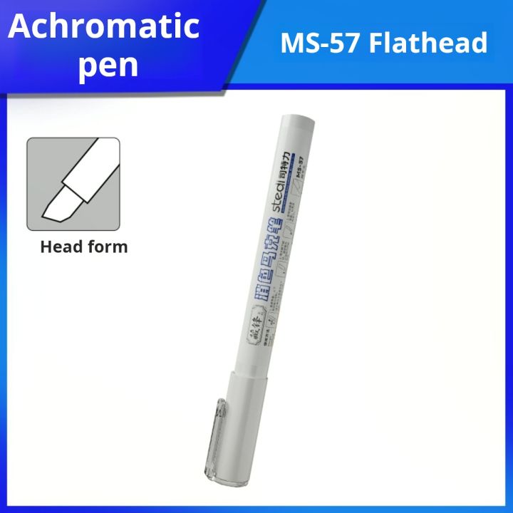 Stedi 7pcs Metallic Marker Pen 1mm Tip Head Nylon for Gundam Gunpla GK ...