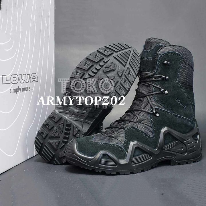 SEPATU BOOTS TACTICAL/SEPATU BOOTS PRIA DAN WANITA/HITAM 8 INCH/BOOTS ...