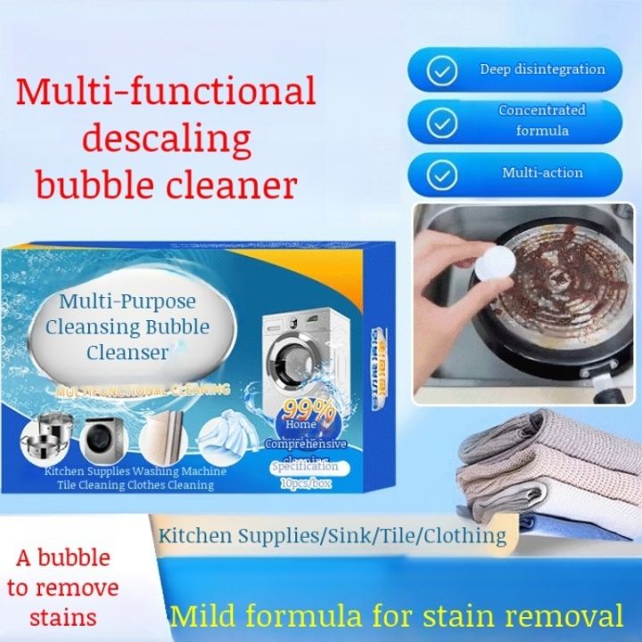 Multipurpose Bubble cleaner Household Washing Machine Cleaner Active oxygen effervescent tablets ...