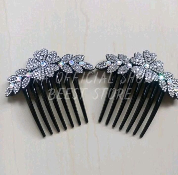 Sirkam Rambut Mata Mutiara Korea Hiasan Sanggul Aksesoris Wanita ...