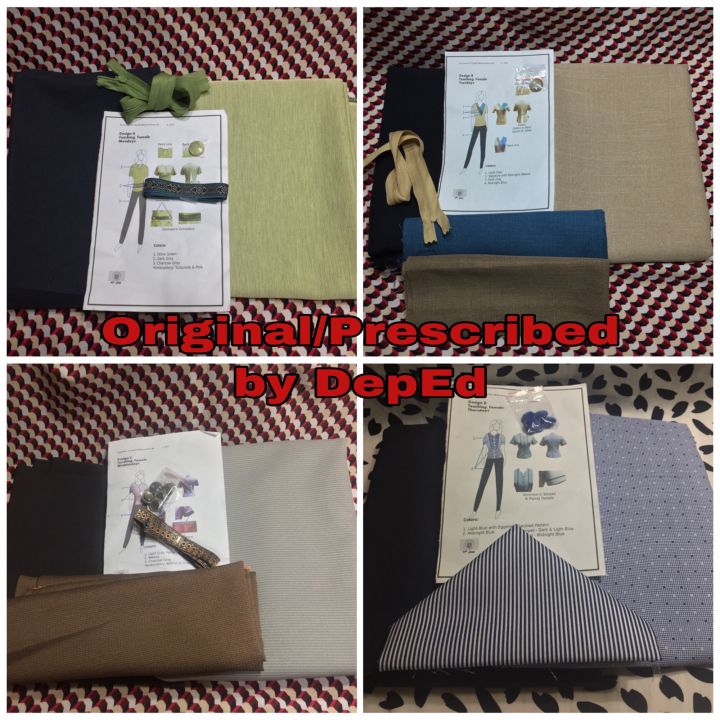 ORIGINAL/PRESCRIBED DepEd Uniform For Female Complete Set 2021-2022 ...