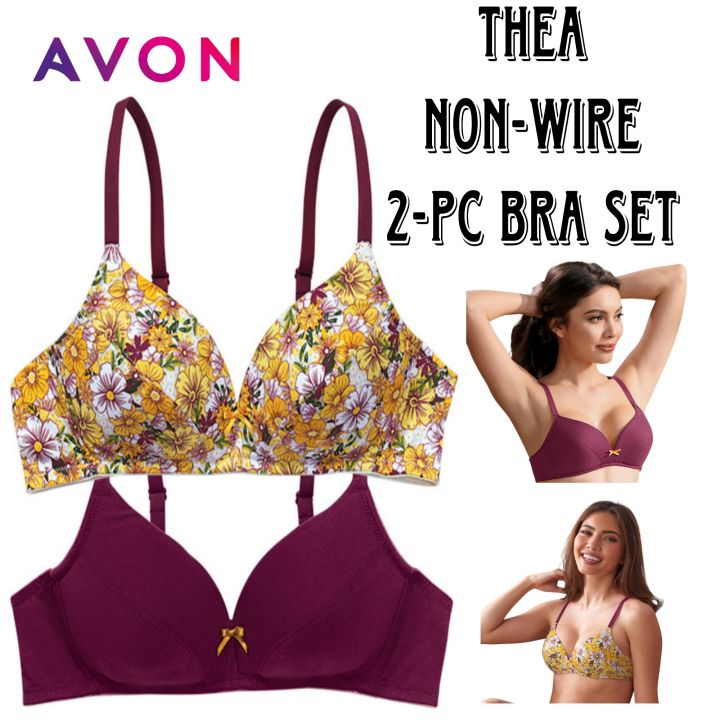 AVON Thea Non-Wire 2-Pc Bra Set | Lazada PH