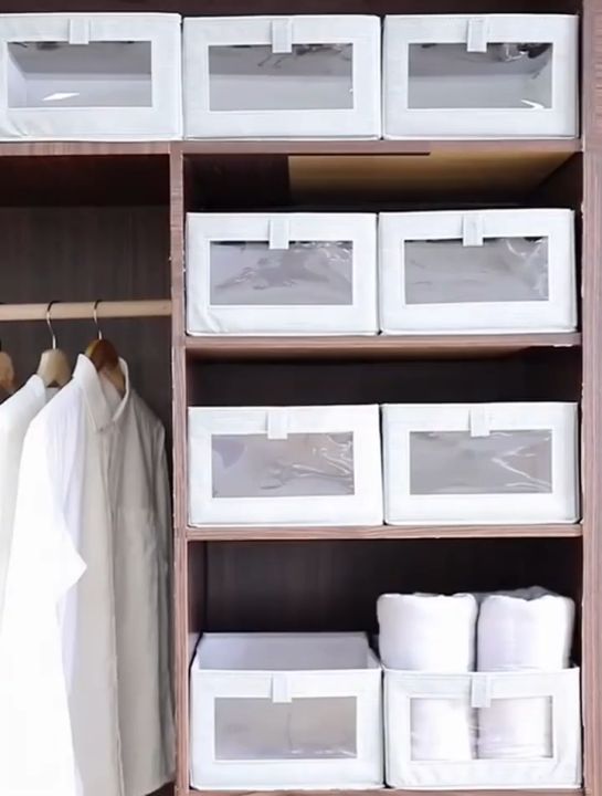 MIYA foldable storage box clothes cloth organizer tudung storage ...