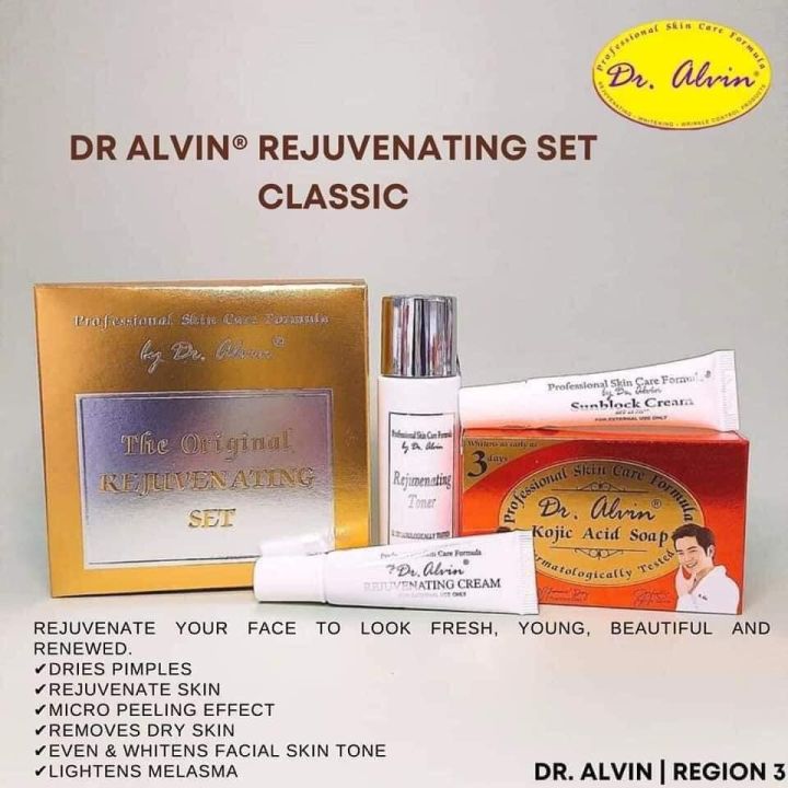 Dr. Alvin Rejuvenating Set | Professional Skin Care Formula | Lazada PH