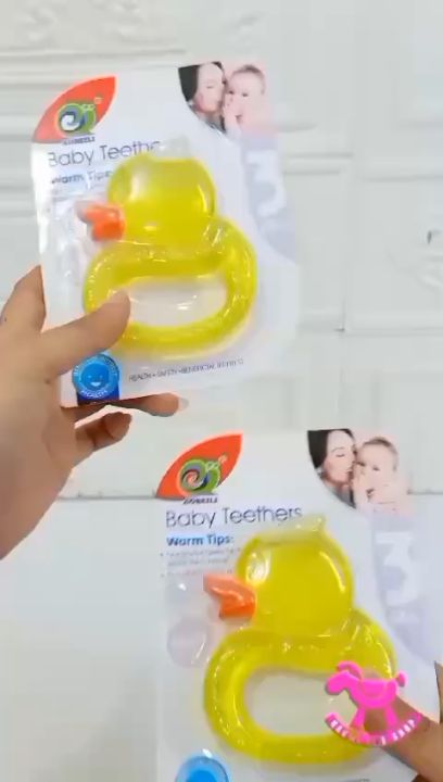 Teether bebek mainan gigitan bayi bebek mainan bayi teether bayi ...
