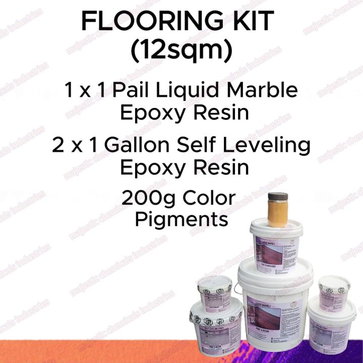 12 sqm Liquid Marble Flooring Kit | Lazada PH