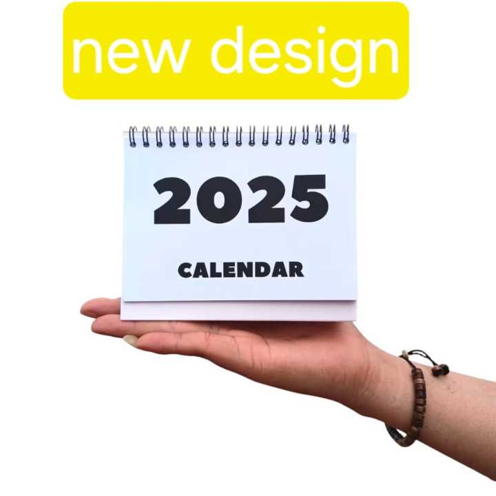( PROMO ) NEW DESIGN KALENDER 2025 / KALENDER MEJA A6 / KALENDER DUDUK ...