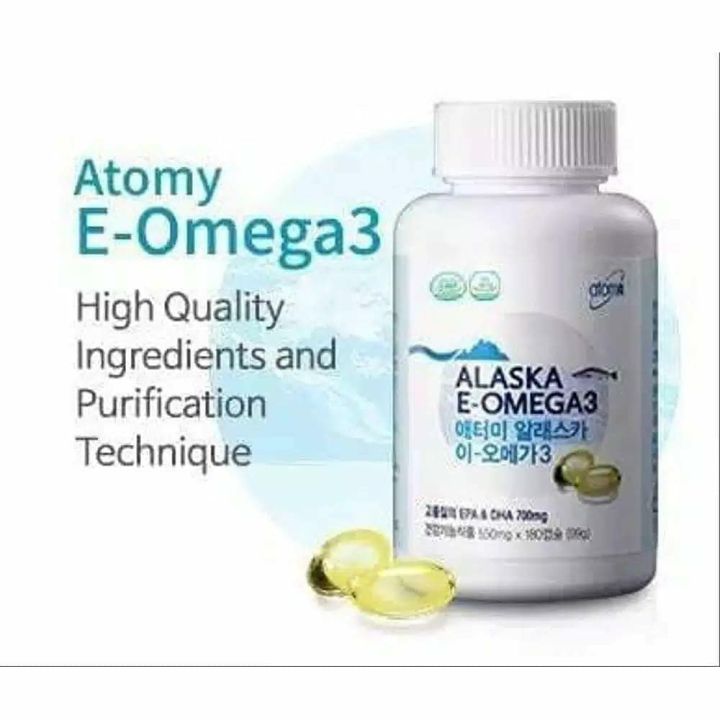 ATOMY ALASKA E - OMEGA 3 isi 180 softgels original Korea ready | Lazada ...