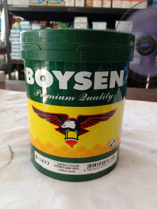 Boysen Latex Color B - 1477 Venetian Red 1L | Lazada PH