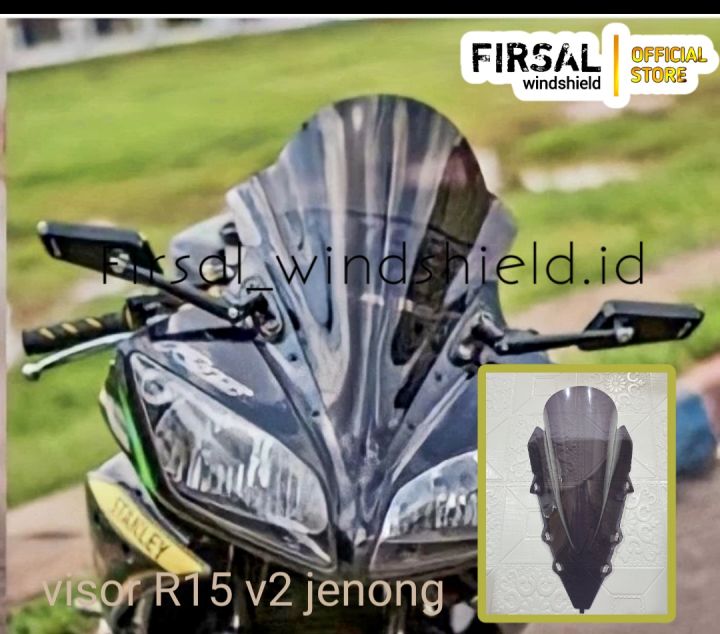VISOR YAMAHA R15 V2 (2014-2017) MODEL JENONG | Lazada Indonesia