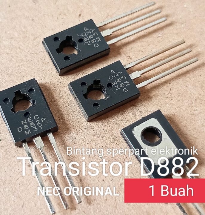D882 Original TRANSISTOR D882 NEC TRANSISTOR POWER NPN TO-126 3A 40V ...