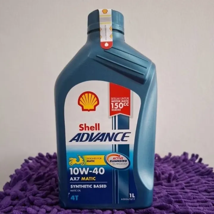Oli Shell AX7 Matic 1 Liter 150CC | Lazada Indonesia