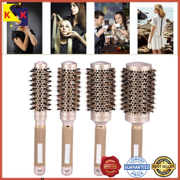 [SG STOCK] nano ceramic round brush /round hair comb/rolling comb ...