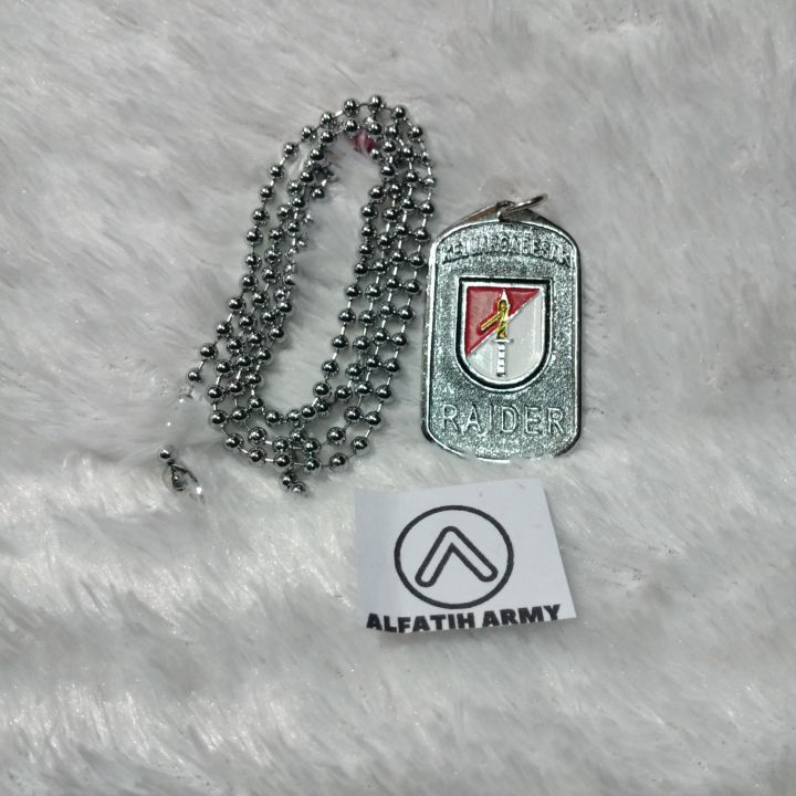 Kalung logo Tameng Raider merah putih FREE Stiker AlFatih Army | Lazada ...