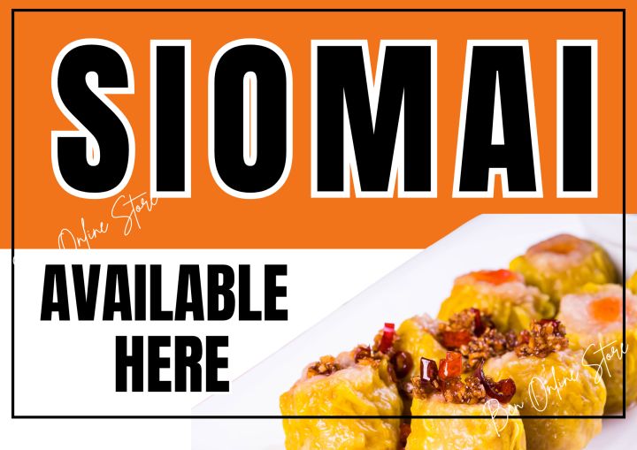 SIOMAI SIGNAGE, STORE SIGNAGE, STORE SIGN LAMINATED A4, WATERPROOF, NON ...