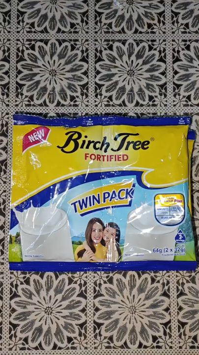Authentic BIRCH TREE Fortified Powdered Milk Drink Twin Pack - 64g (32g ...