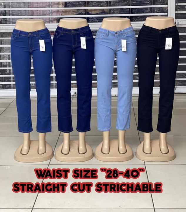 STRAIGHT CUT DENIM STRICHABLE RANDOM COLOUR ALL COLUR AVAILABLE STOCK ...