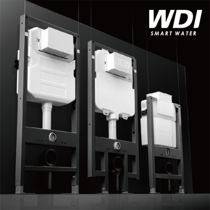 WDI Wall Water Tank Sensor Flush Wall-Mounted Wall Hung Toilet Water ...