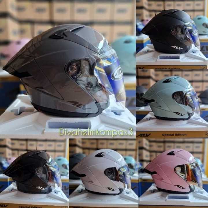 HELM ALV ULTRON PRO PAKET GANTENG FULL WARNA SOLID ORIGINAL PRODUK ...