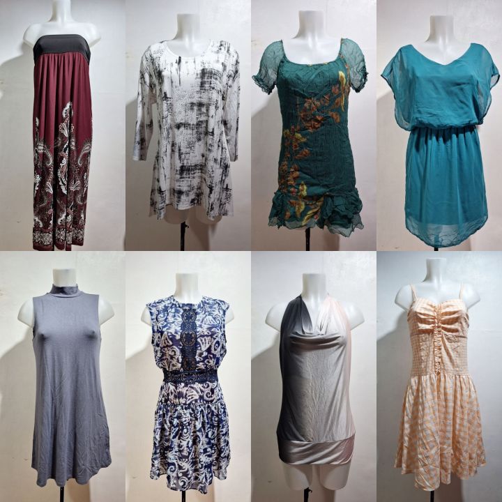 Preloved Ukay Silk Chiffon Dress | Lazada PH