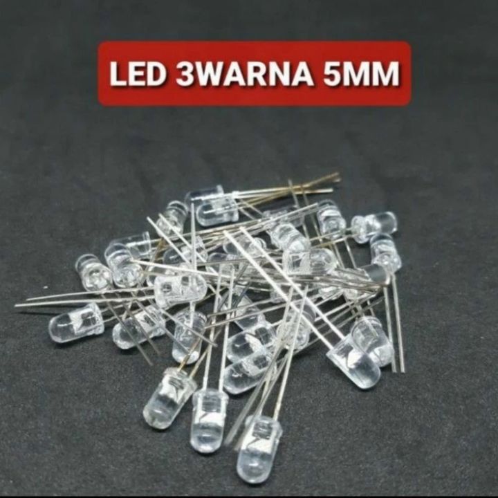 5mm Led RGB 3 warna HARGA PER 10 PCS | Lazada Indonesia