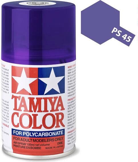 Tamiya Spray Paint for Polycarbonate PS-45 Translucent Purple | Lazada PH