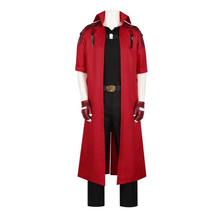 Devil May Cry 3 Anime Game Cosplay Costume Dante Red Skin Role-playing ...