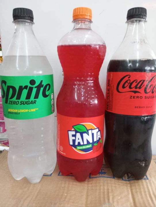 COCA COLA MINUMAN SODA SPRITE FANTA 1 LITER | Lazada Indonesia