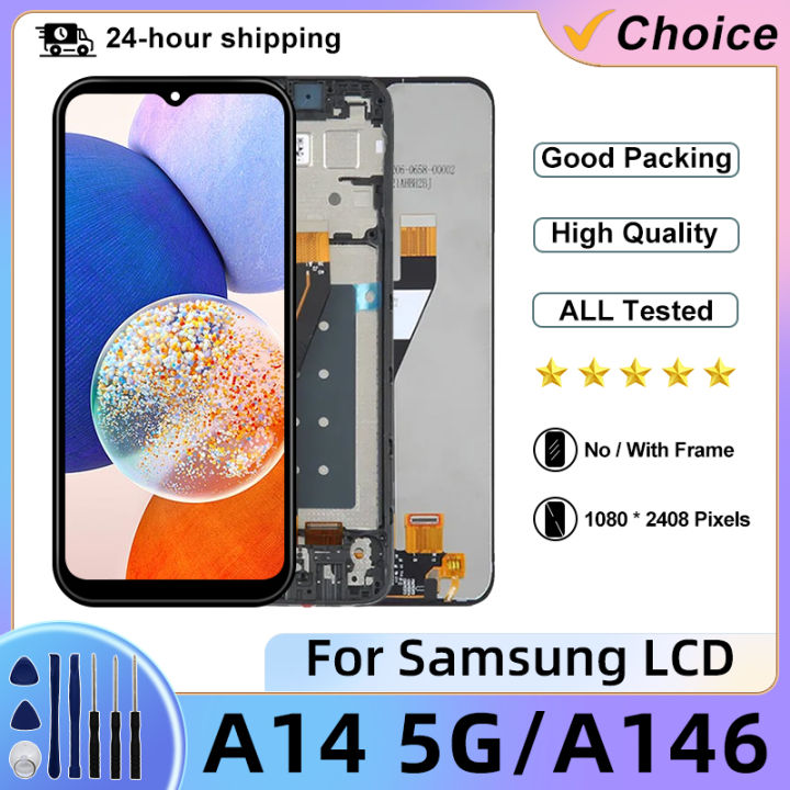 6.6" A145F Display For Samsung Galaxy A14 4G LCD A145 Touch Screen Digitizer For A14 5G Screen ...