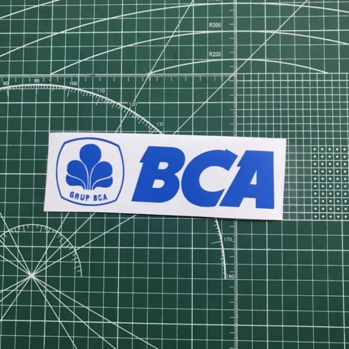 Stiker cutting logo bank BCA | Lazada Indonesia