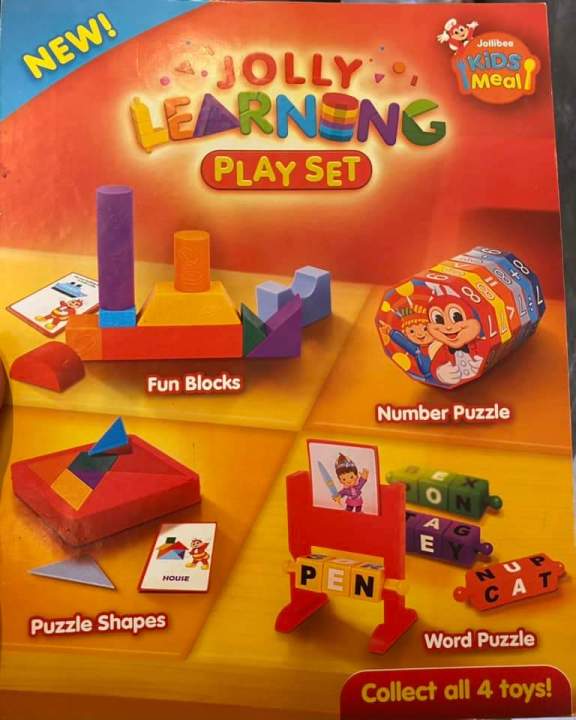NEW!! JOLLIBEE TOYS 2024 JOLLY LEARNING PLAYSETS | Lazada PH