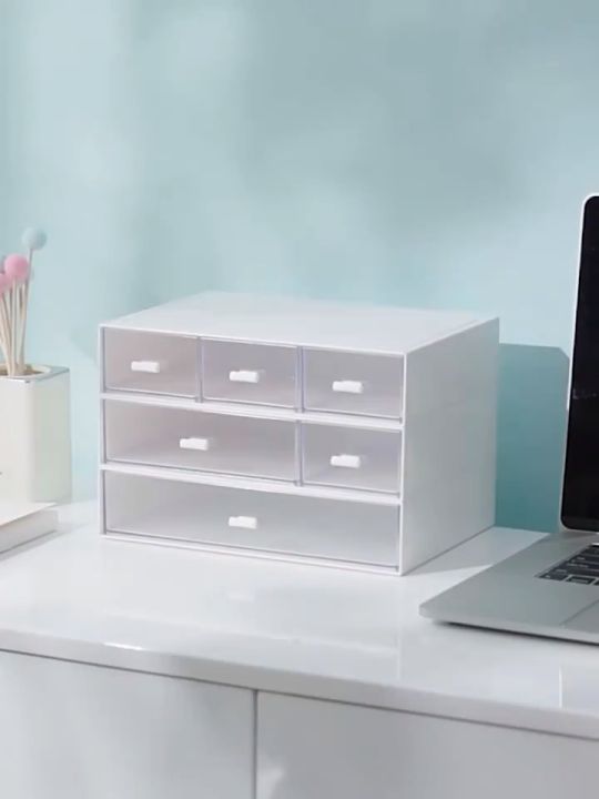 Stackable Storage box Organiser Desk Organizer Stationery Jewelry ...