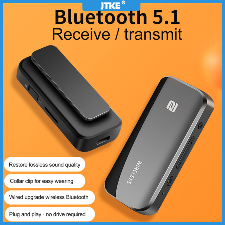 Bluetooth 5.1 Stereo Audio Receiver Transmitter NFC Type C Charging ...