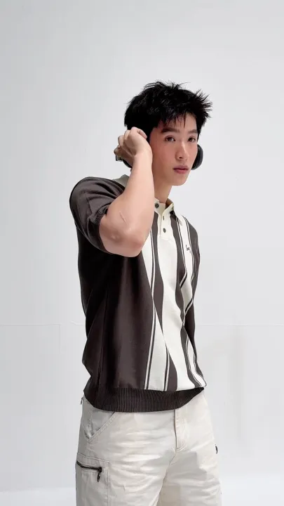 KINS 19 STUDIO | VERTO KNIT POLO [KN132] | Lazada.co.th