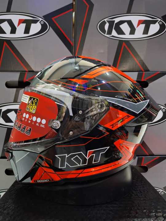 HELM FULLFACE KYT R2R PRO MOTIF TERBARU | Lazada Indonesia