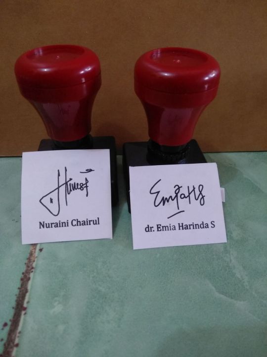 Stempel Tanda Tangan TTD | Lazada Indonesia